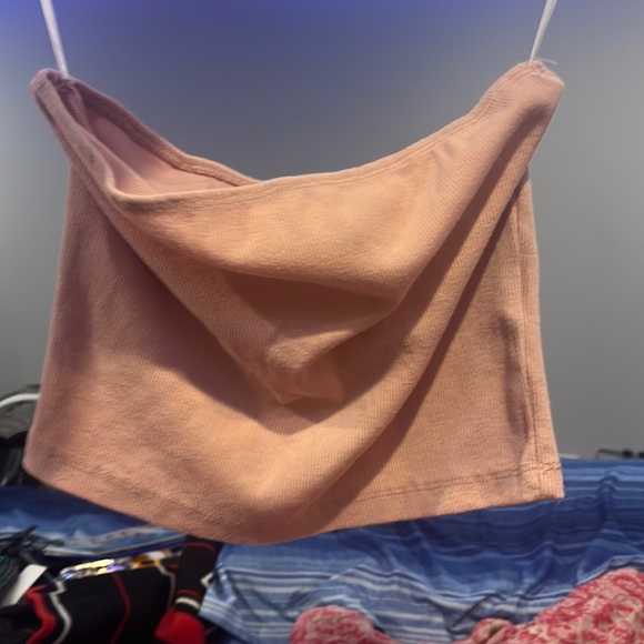 SHEIN | Tops | Light Pink Shein Cropped Tube Top | Poshmark